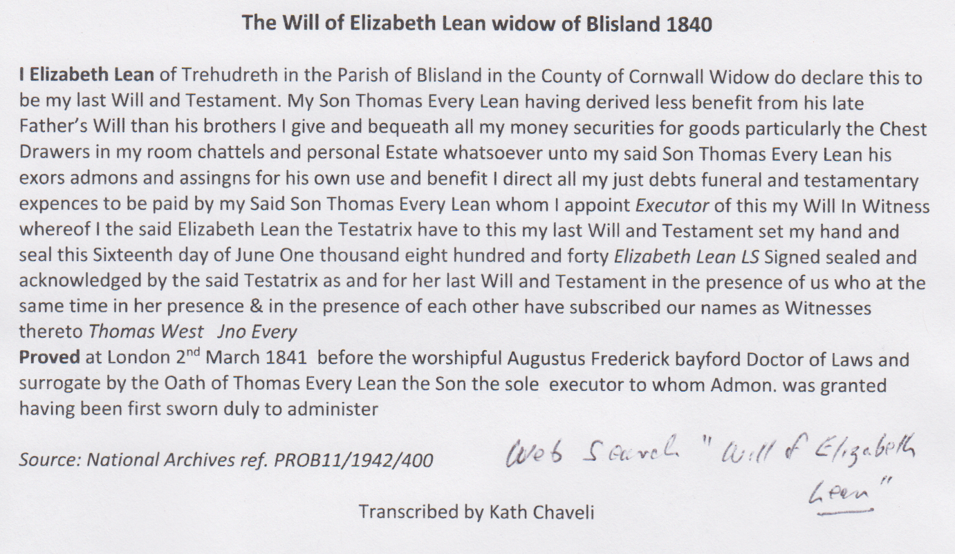 Lean/Macleans 1810 to 1860 – Maclean Family History